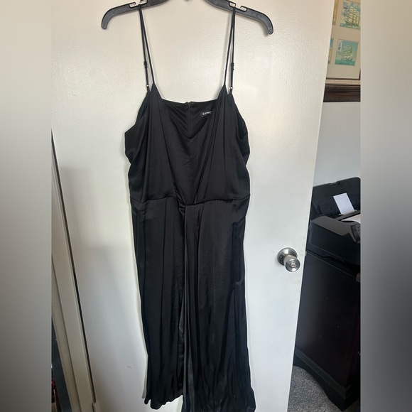 Express | Dresses | Like New Express Midi Dress Satin With Flattering ...